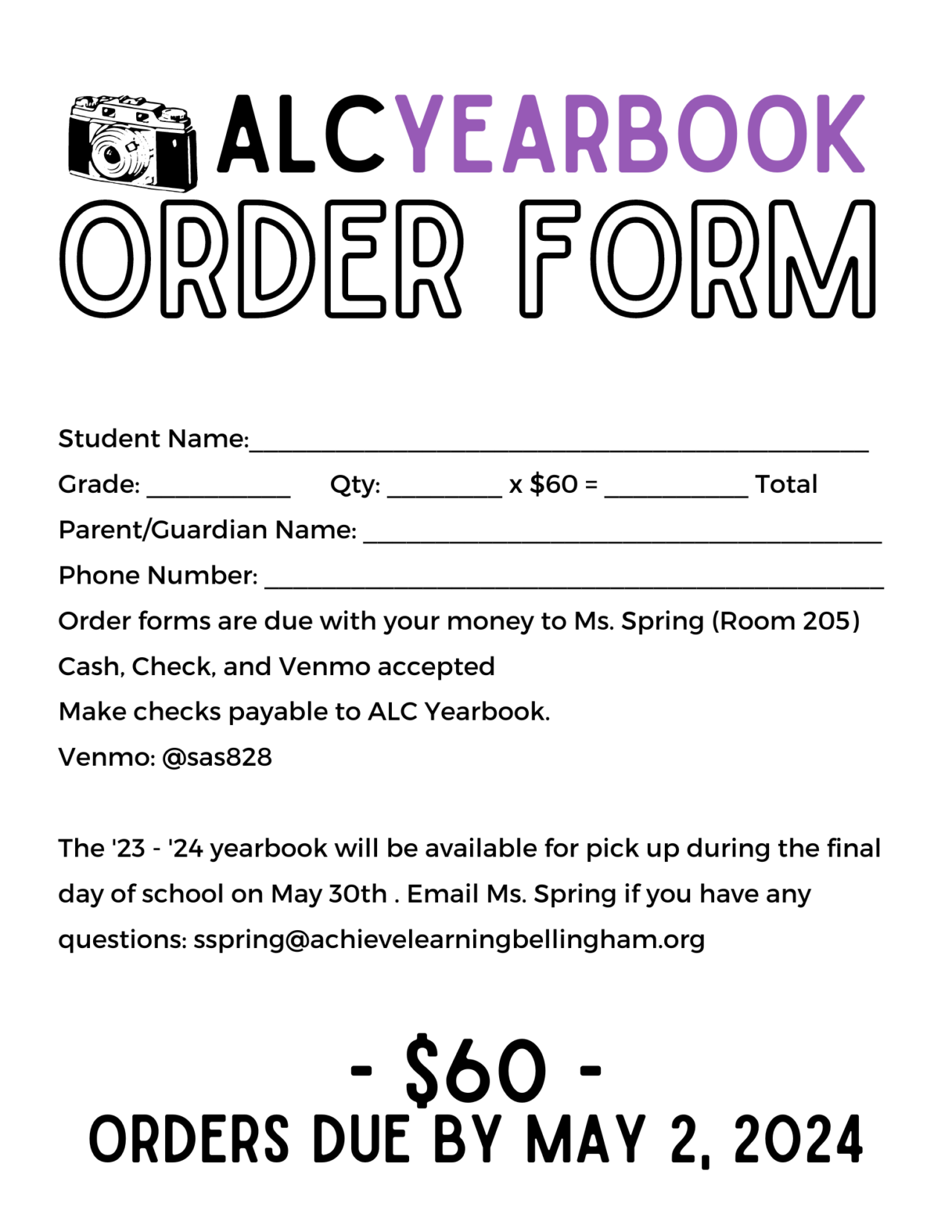 Time to order your Yearbook for 2023-2024! | Achieve Learning Center